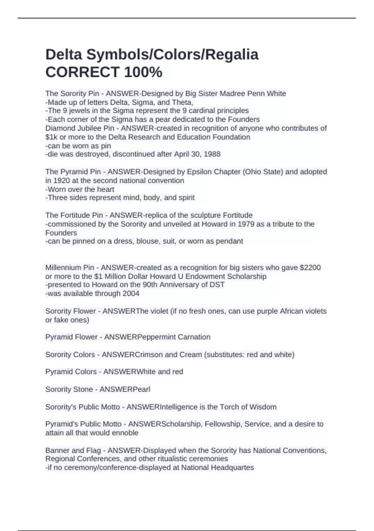 Delta Symbols/Colors/Regalia CORRECT 100% - Delta Symbols/Colors ...