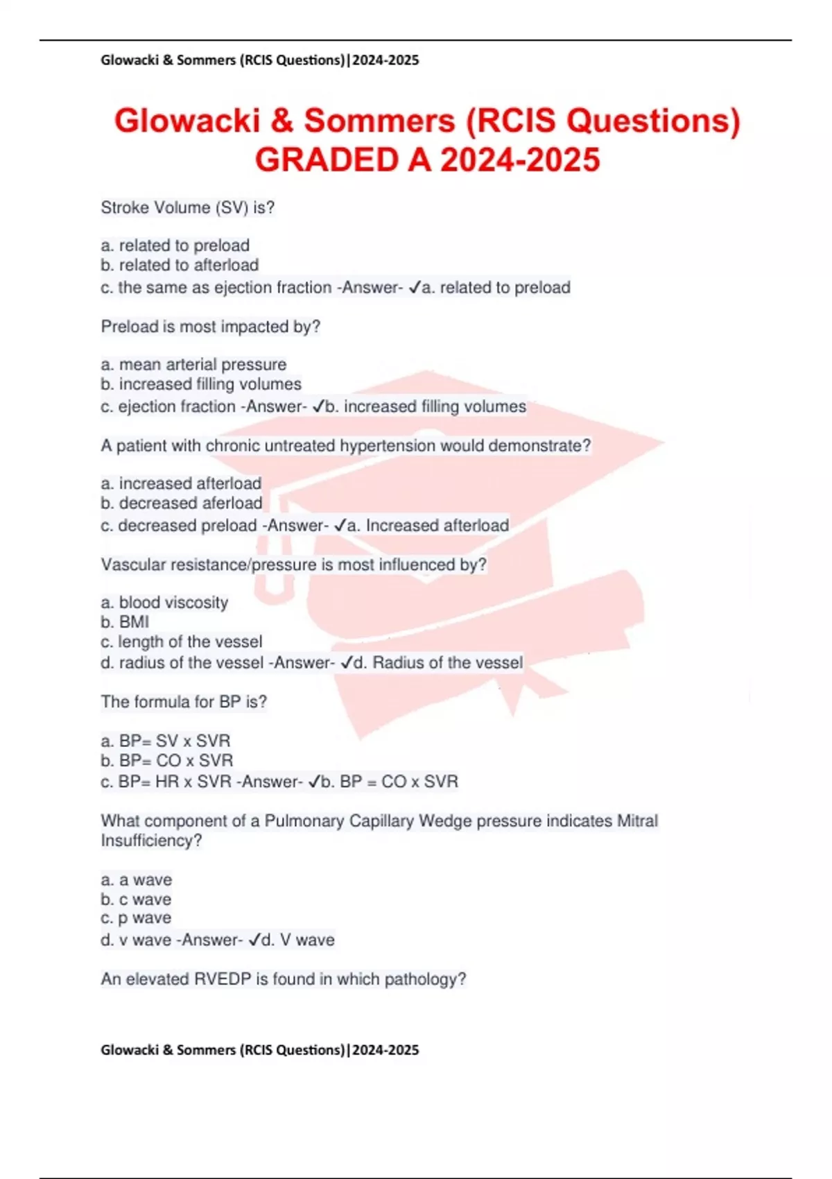 Glowacki & Sommers (RCIS Questions) GRADED A - Glowacki & Sommers ...