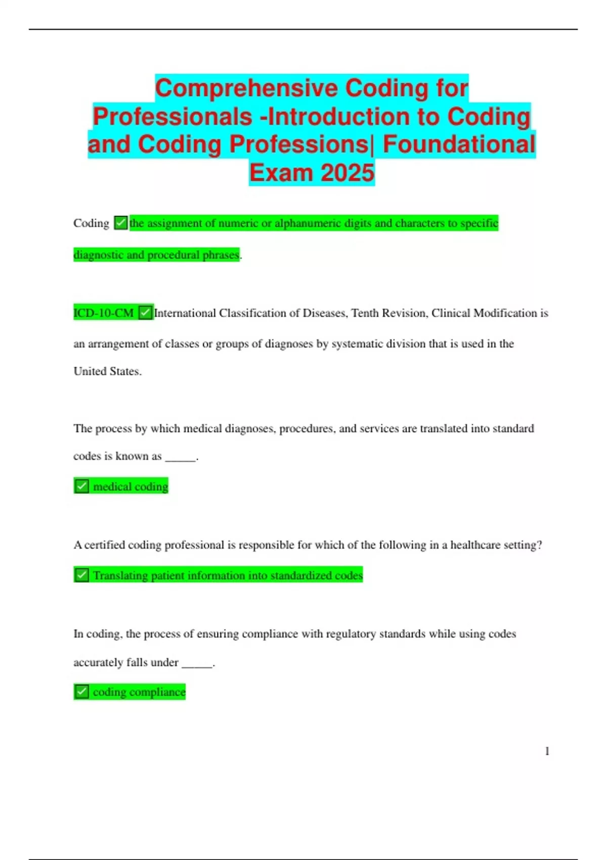 Comprehensive Coding for Professionals -Introduction to Coding and ...