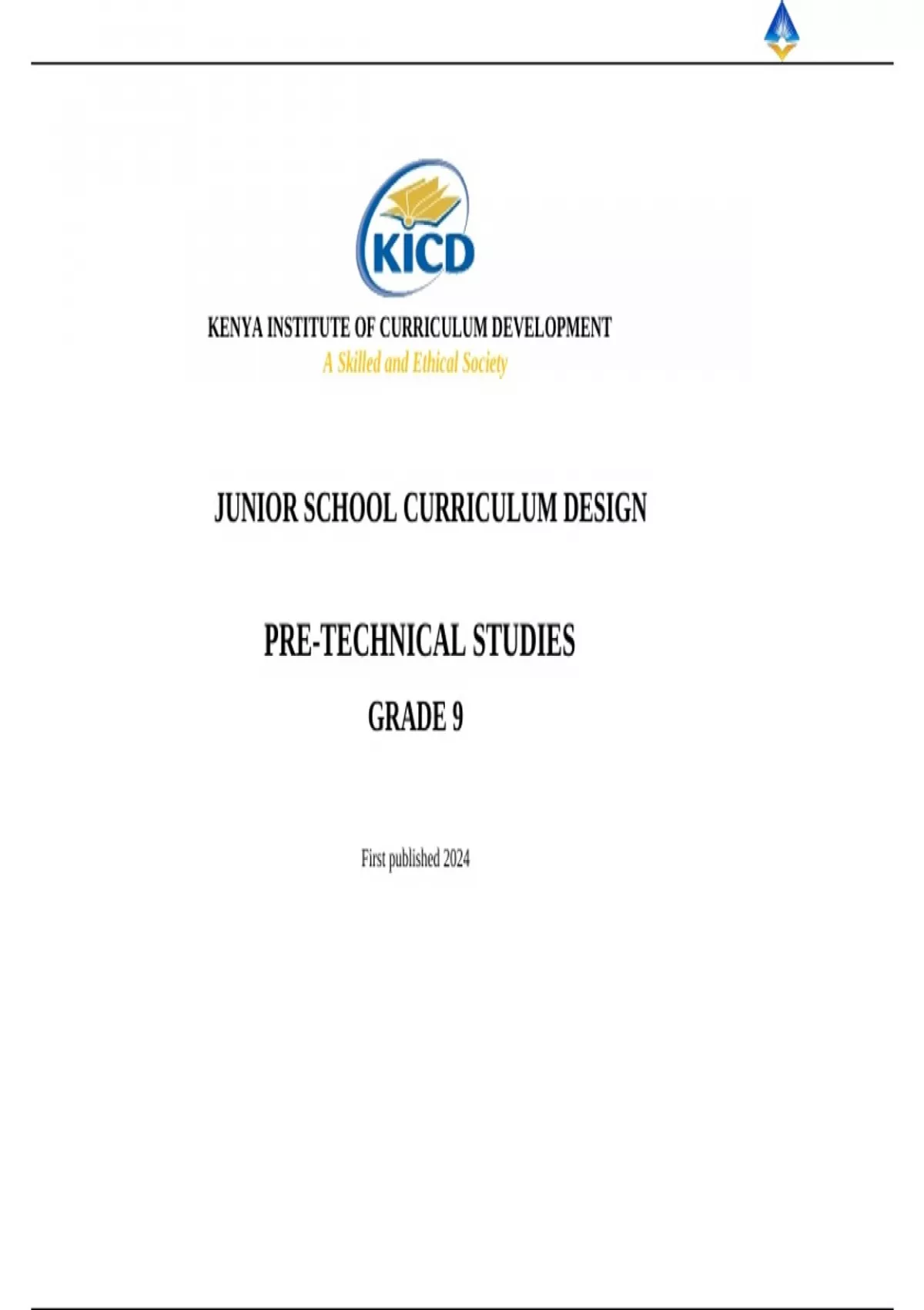 GRADE-9-PRE-TECHNICAL-STUDIES - GRADE 9 - Stuvia US