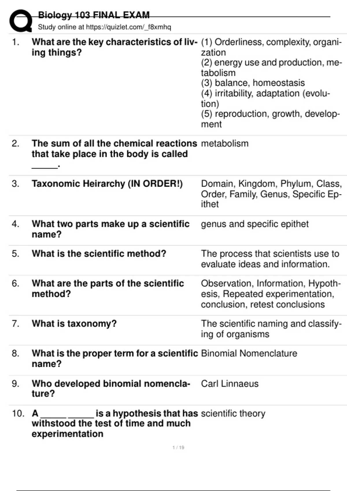 Biology 103 FINAL EXAM Exam Questions with Detailed, (COMPLETE ANSWERS), 2024; 100% TRUSTED ...