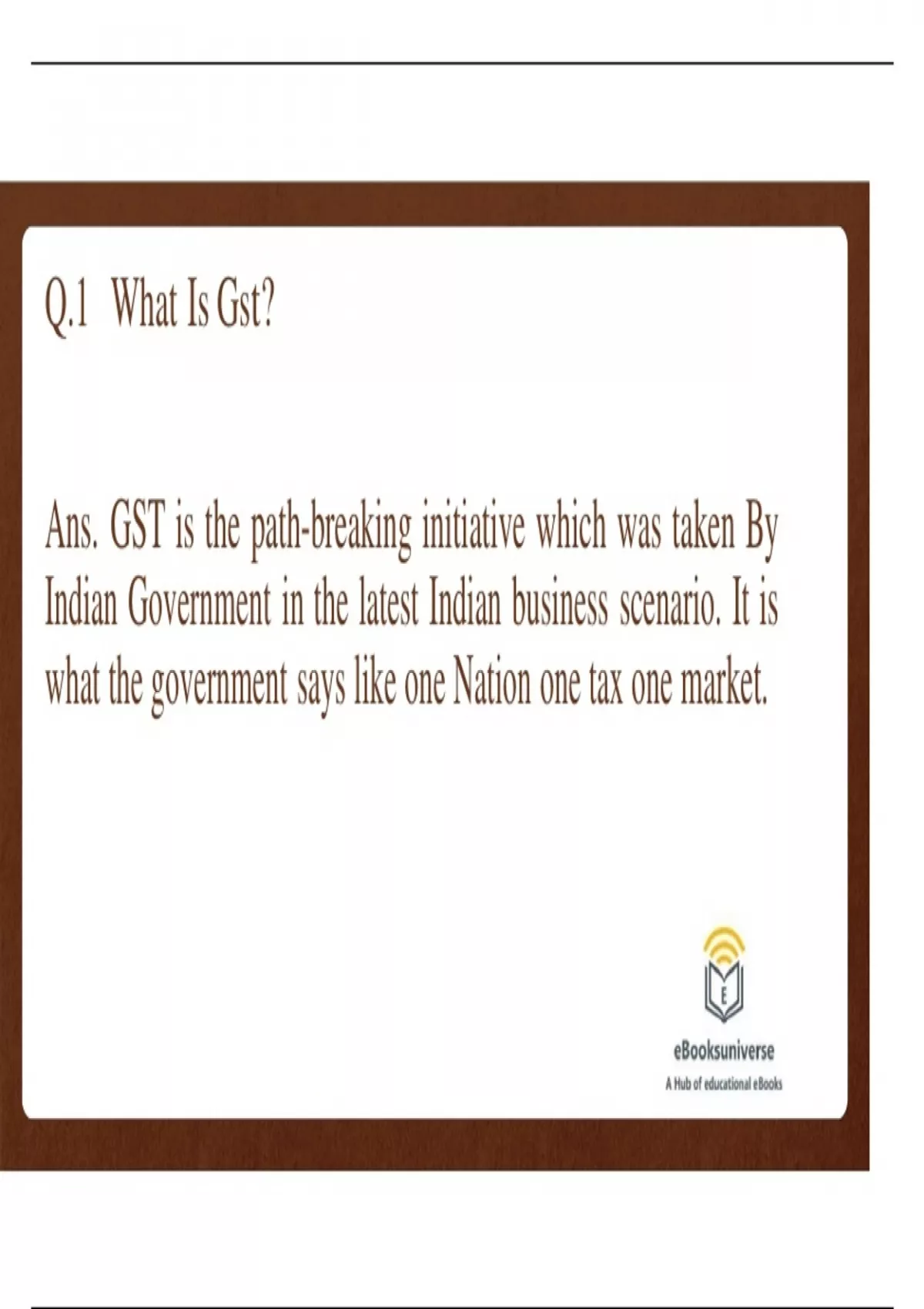 Ace Your SAP GST Interview: Essential Questions and Strategies - Computers - Stuvia US