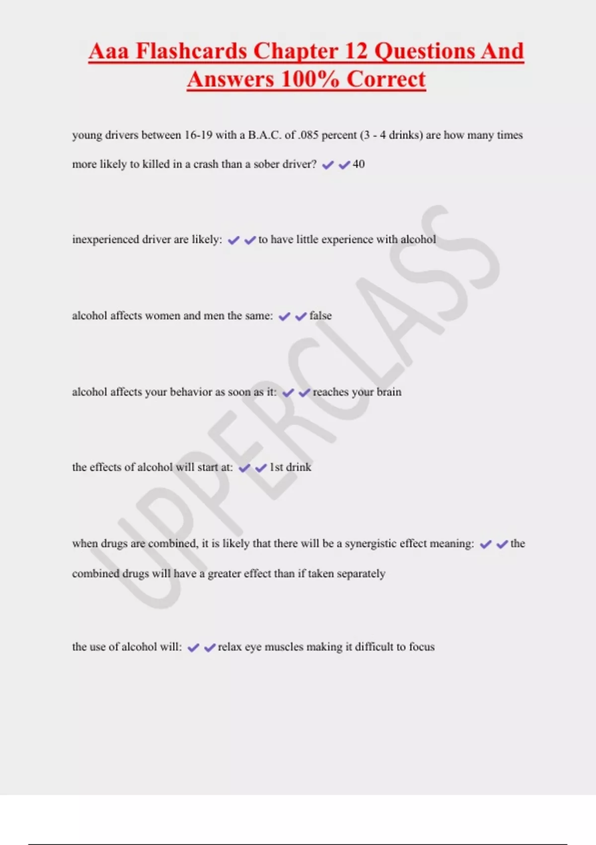 Aaa Flashcards Chapter 12 Questions And Answers 100% Correct - AAA ...