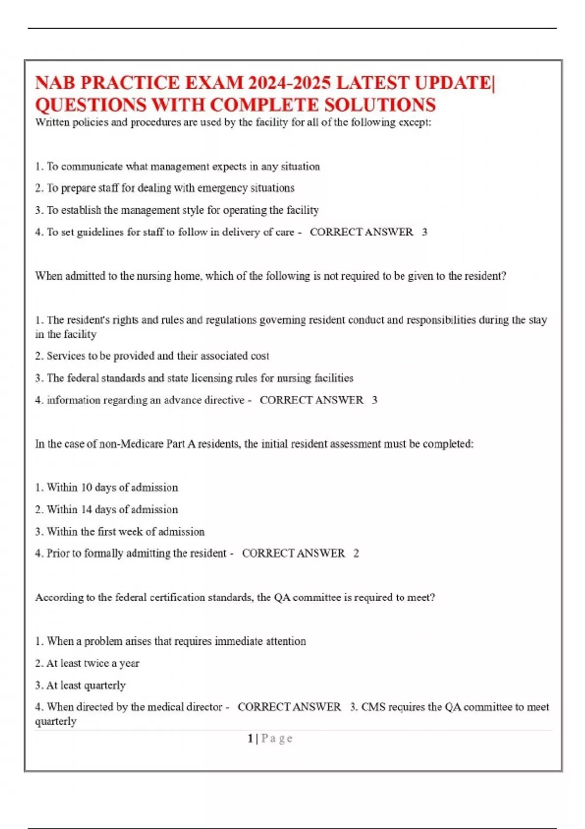 NAB PRACTICE EXAM LATEST UPDATE| QUESTIONS WITH COMPLETE SOLUTIONS ...
