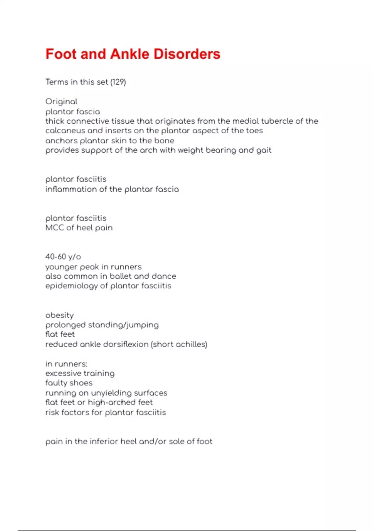 Foot and Ankle Disorders, (LATEST UPDATE DETAILED CORRECT ANSWERS 2024 ...