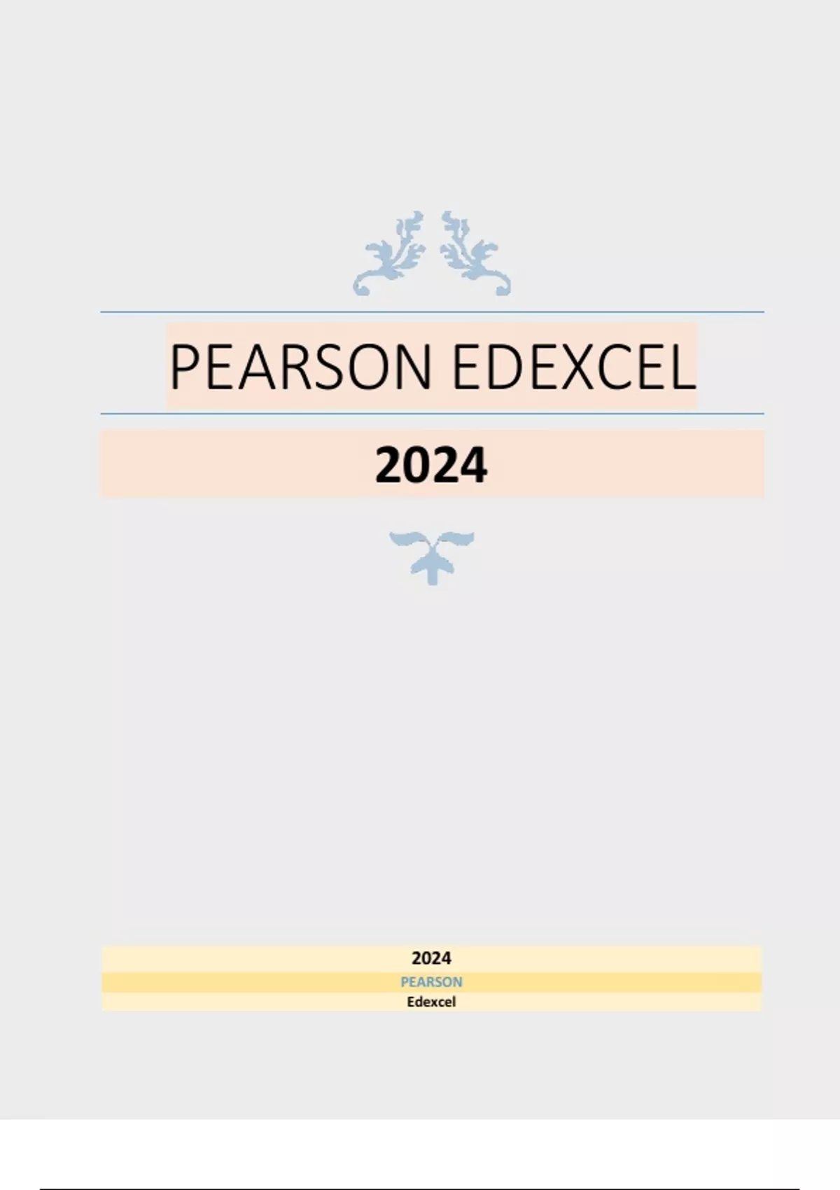 2024 Pearson Edexcel GCSE (9–1) 1HI0/B1 History BOOKLET B1: Anglo-Saxon ...