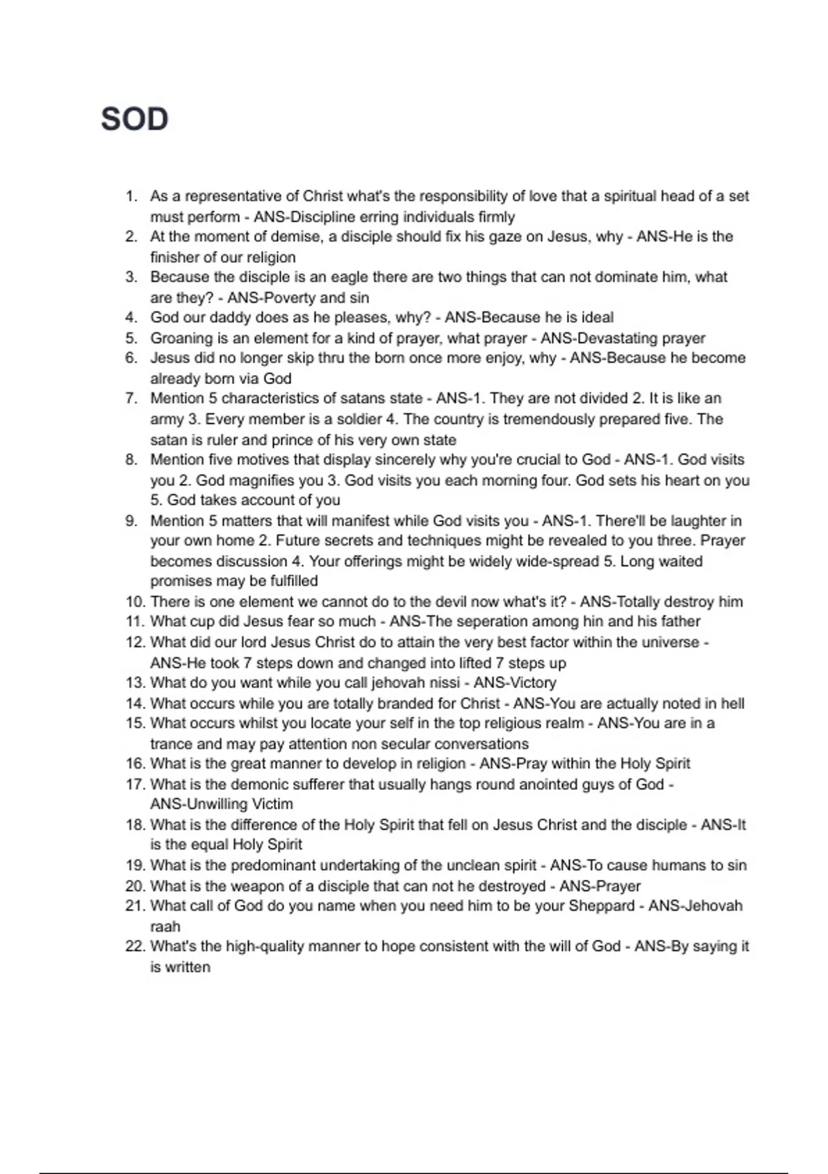 SOD QUESTIONS AND CORRECT DETAILED ANSWERS WITH RATIONALES 2025/2026 ...