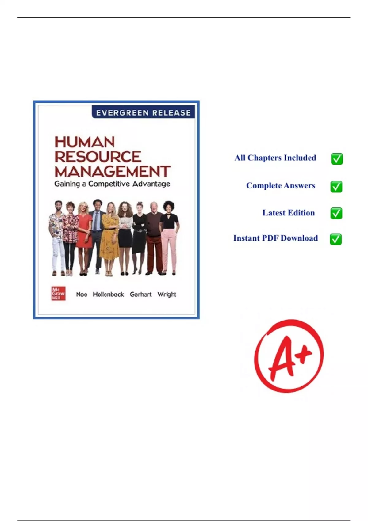Test Bank for Human Resource Management: Gaining a Competitive ...