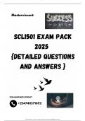 SCL1501 EXAM PACK 2025 {DETAILED QUESTIONS AND ANSWERS } - Skills ...