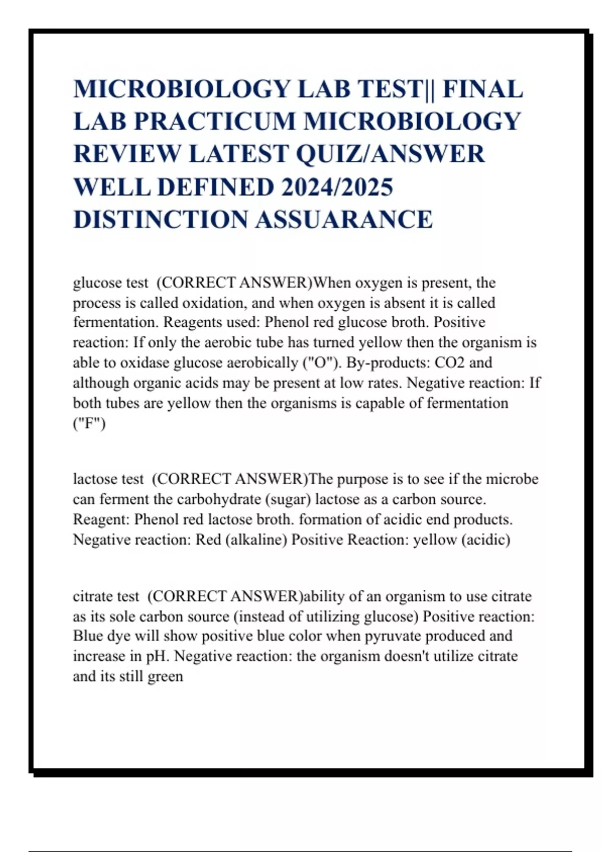 MICROBIOLOGY LAB TEST|| FINAL LAB PRACTICUM MICROBIOLOGY REVIEW LATEST ...