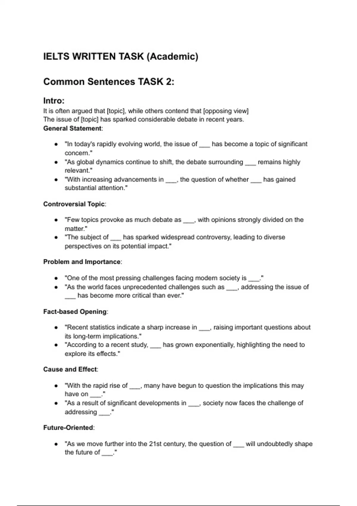 IELTS Written Notes with Questions - IELTS - Stuvia US