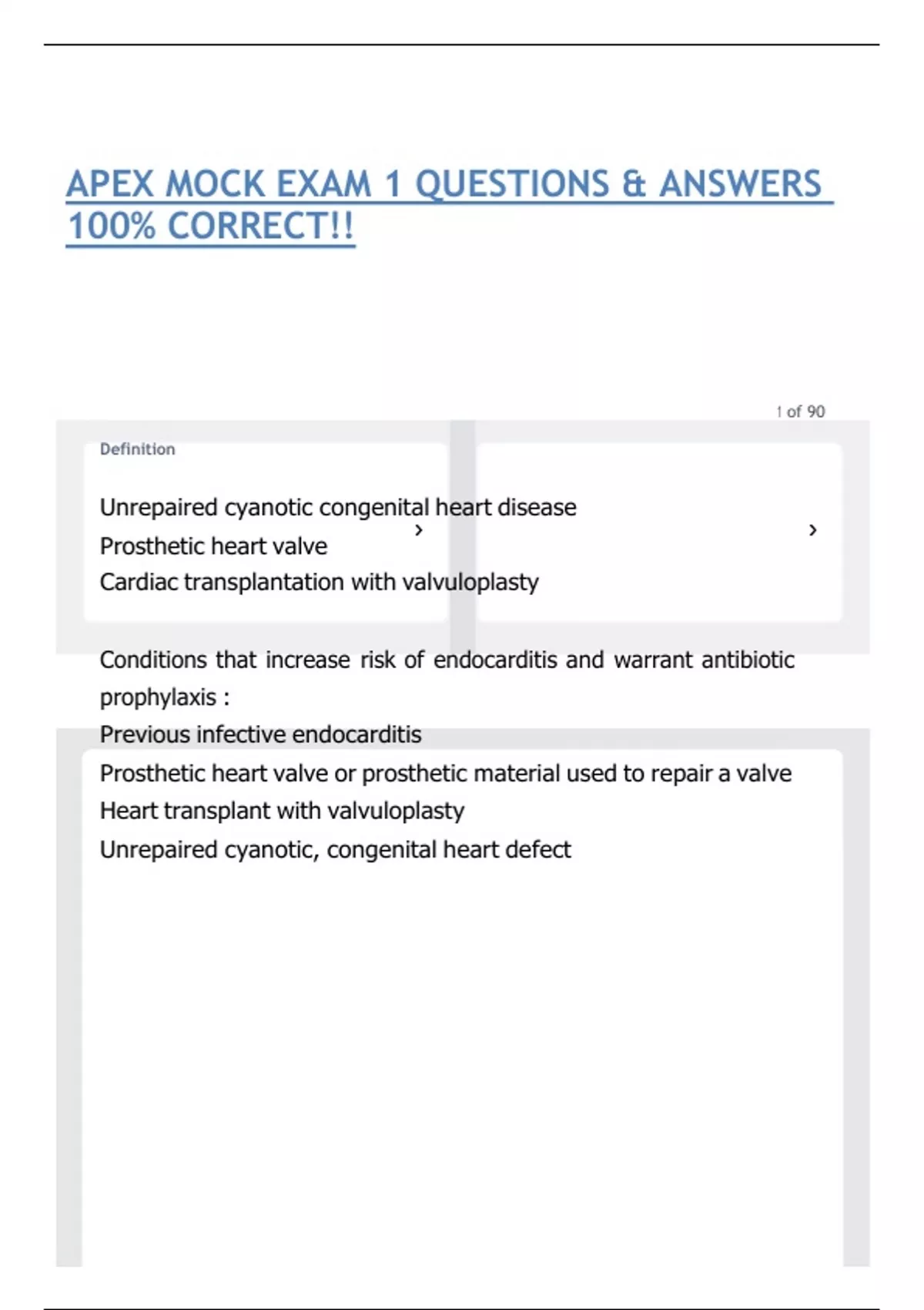 APEX MOCK EXAM 1 QUESTIONS & ANSWERS 100% CORRECT!! - APEX - Stuvia US