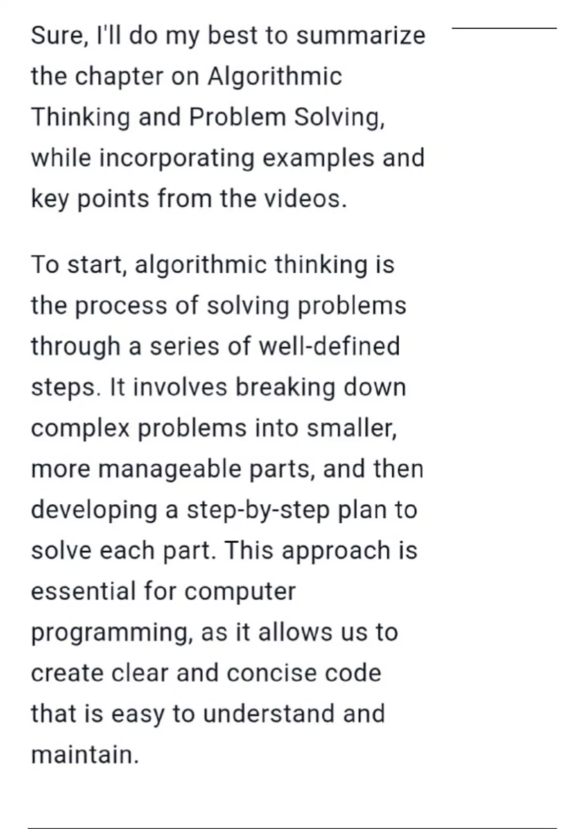 Summary 12Th grade python programming - Computer science - Stuvia US
