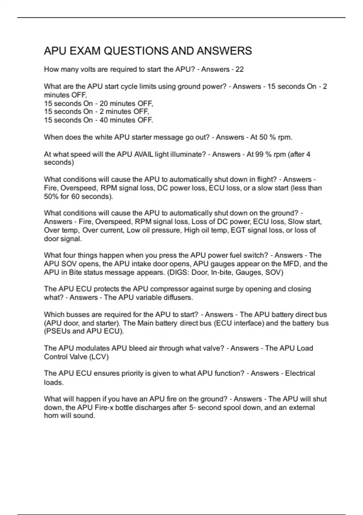 APU EXAM QUESTIONS AND ANSWERS - APU - Stuvia US