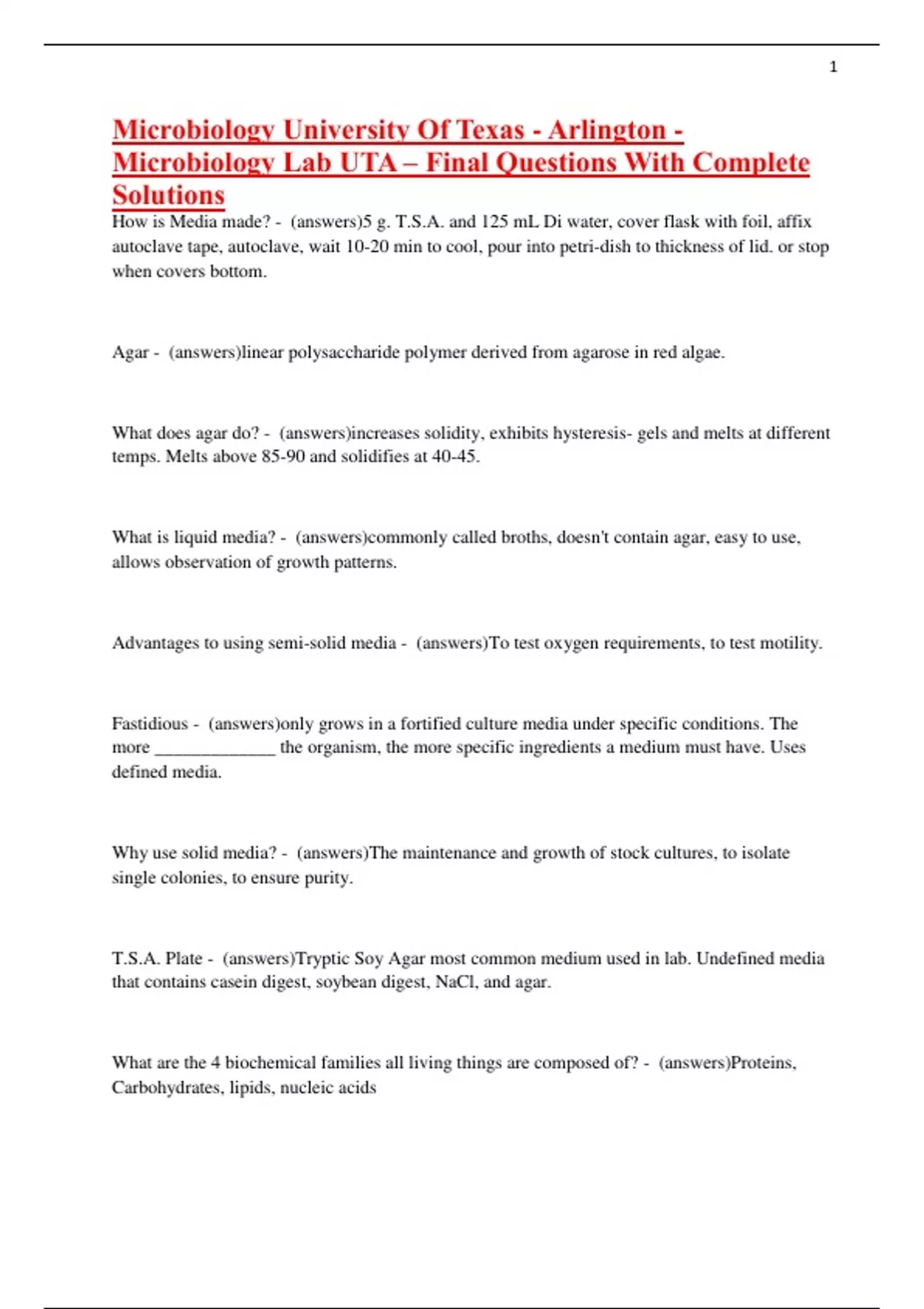 Microbiology University Of Texas - Arlington -Microbiology Lab UTA ...