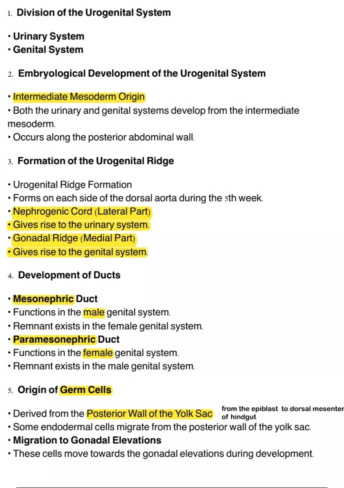 embryology of the genito urinary and reproductive system - Reproductive ...