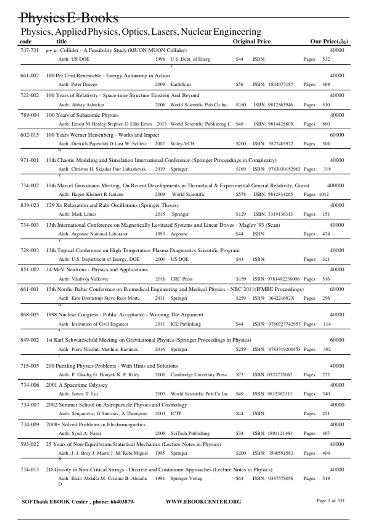 Physics, Applied Physics, Optics, Lasers, Nuclear Engineering - Physics, Applied Physics, Optics ...