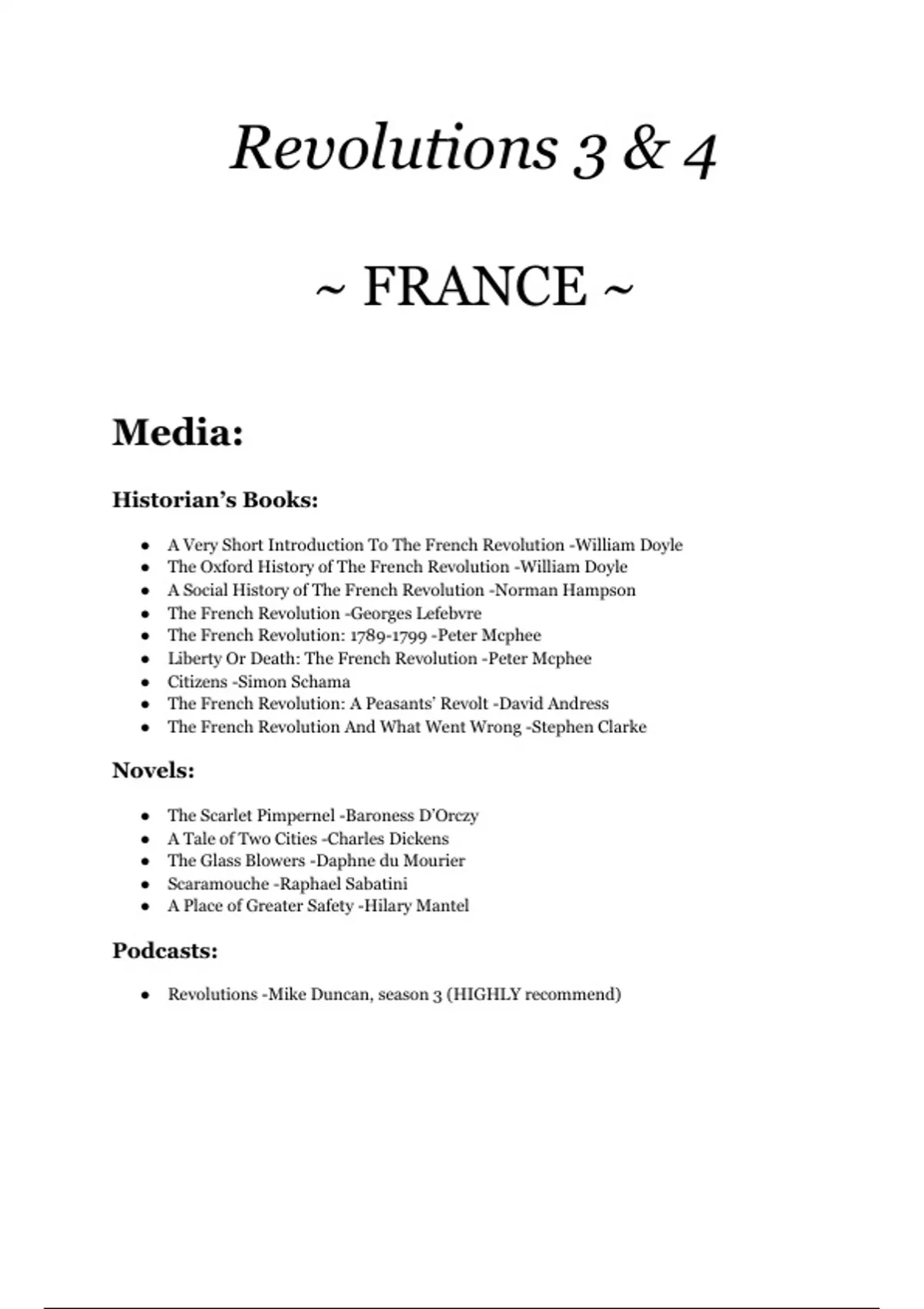 Summary History: Revolutions -A Comprehensive Guide (France, Russia ...