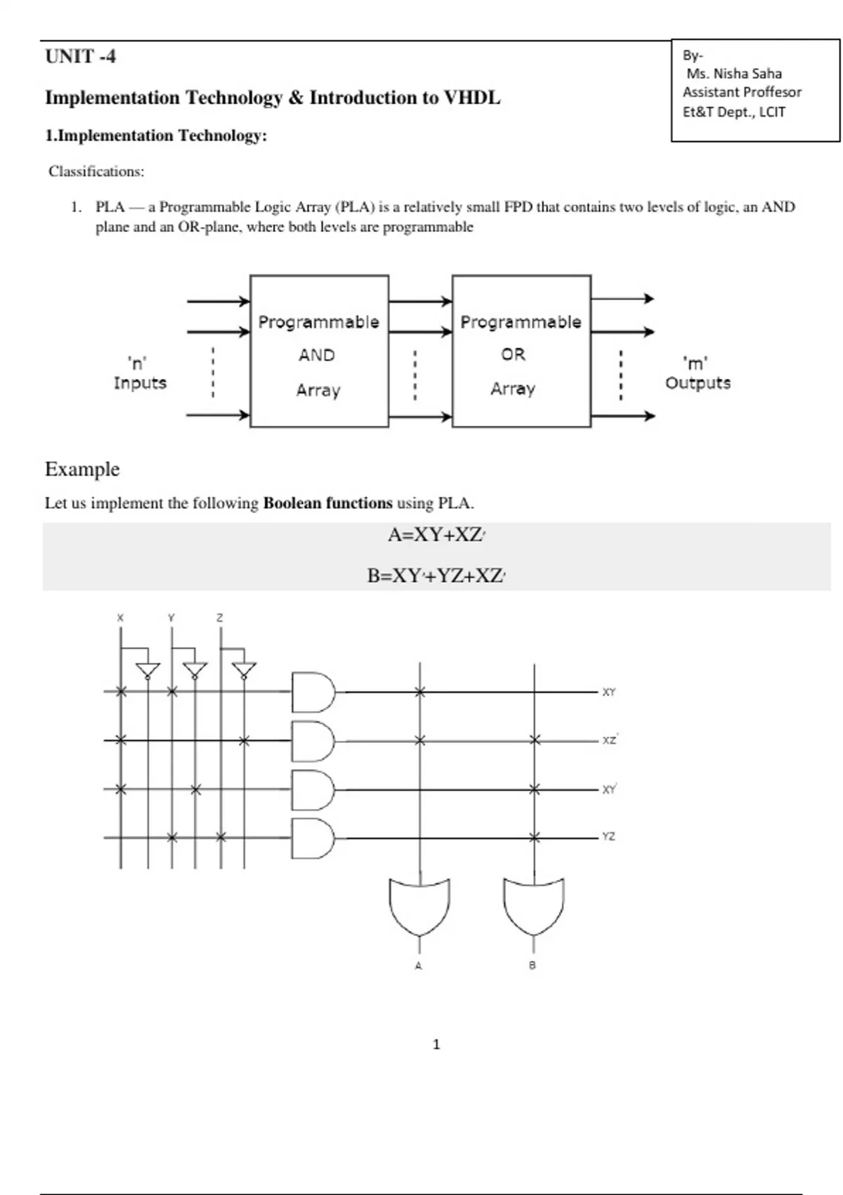 Best notes for VLSI Digital Logic and Design - CSE2608 - Stuvia US