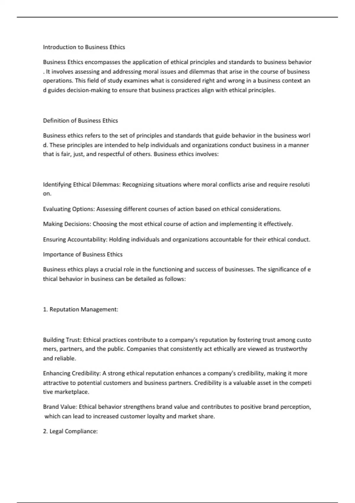 Test Bank for An Introduction to Business Ethics 6th Edition By Joseph ...