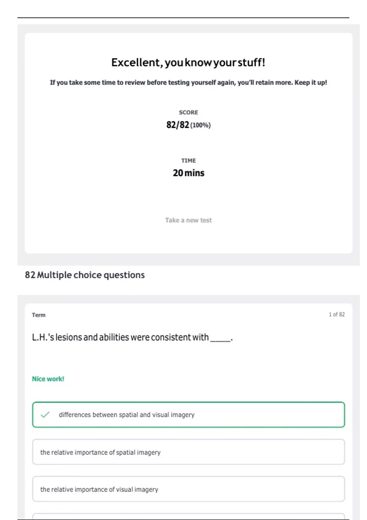 Test Bank for An Introduction to Cognitive Psychology Processes and ...