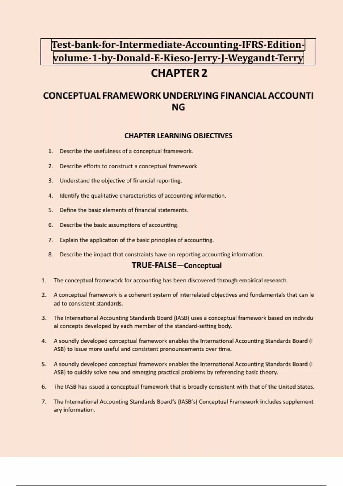 Test Bank for Applying IFRS Standards 4th Edition By Ruth Picker Kerry ...