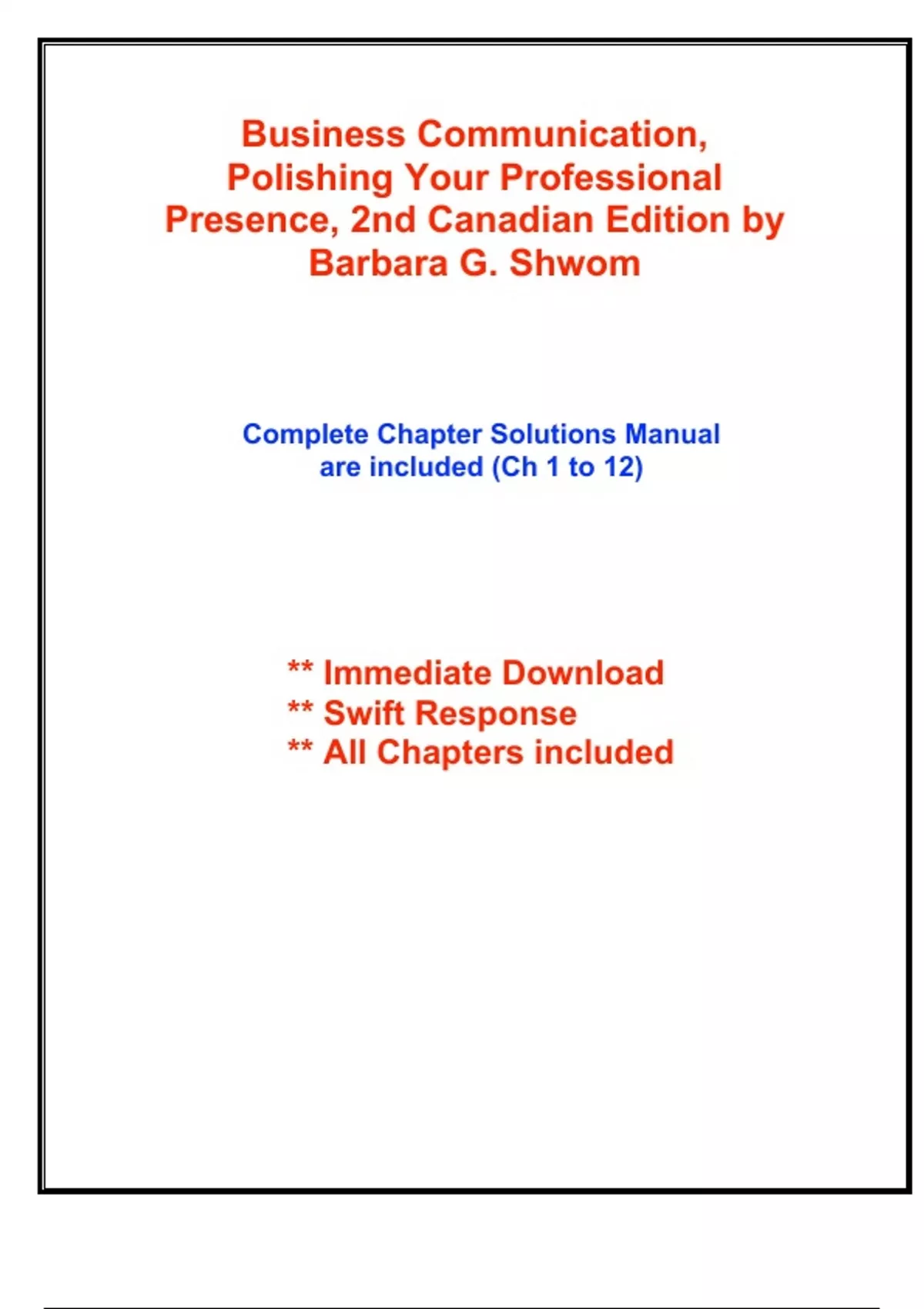 Solutions for Business Communication, Polishing Your Professional ...