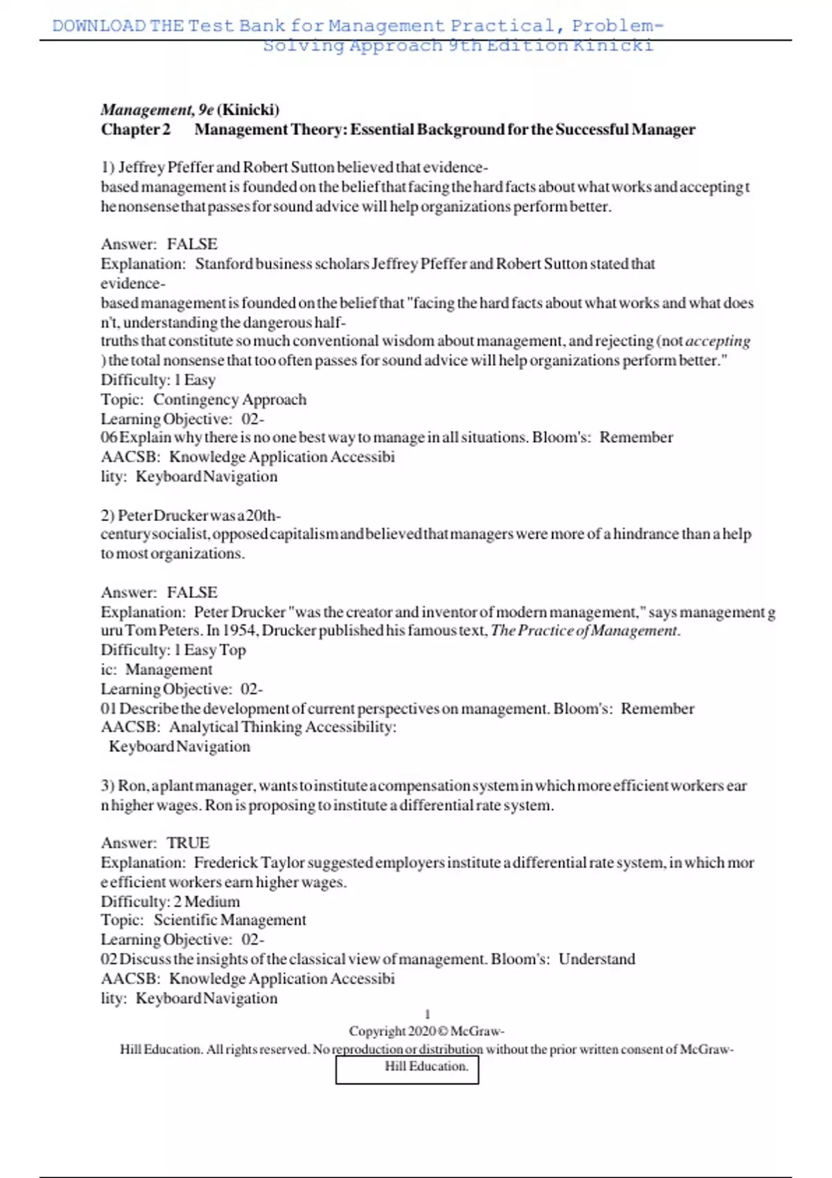 Organization Development and Change 11th Edition Cummings Test Bank ...