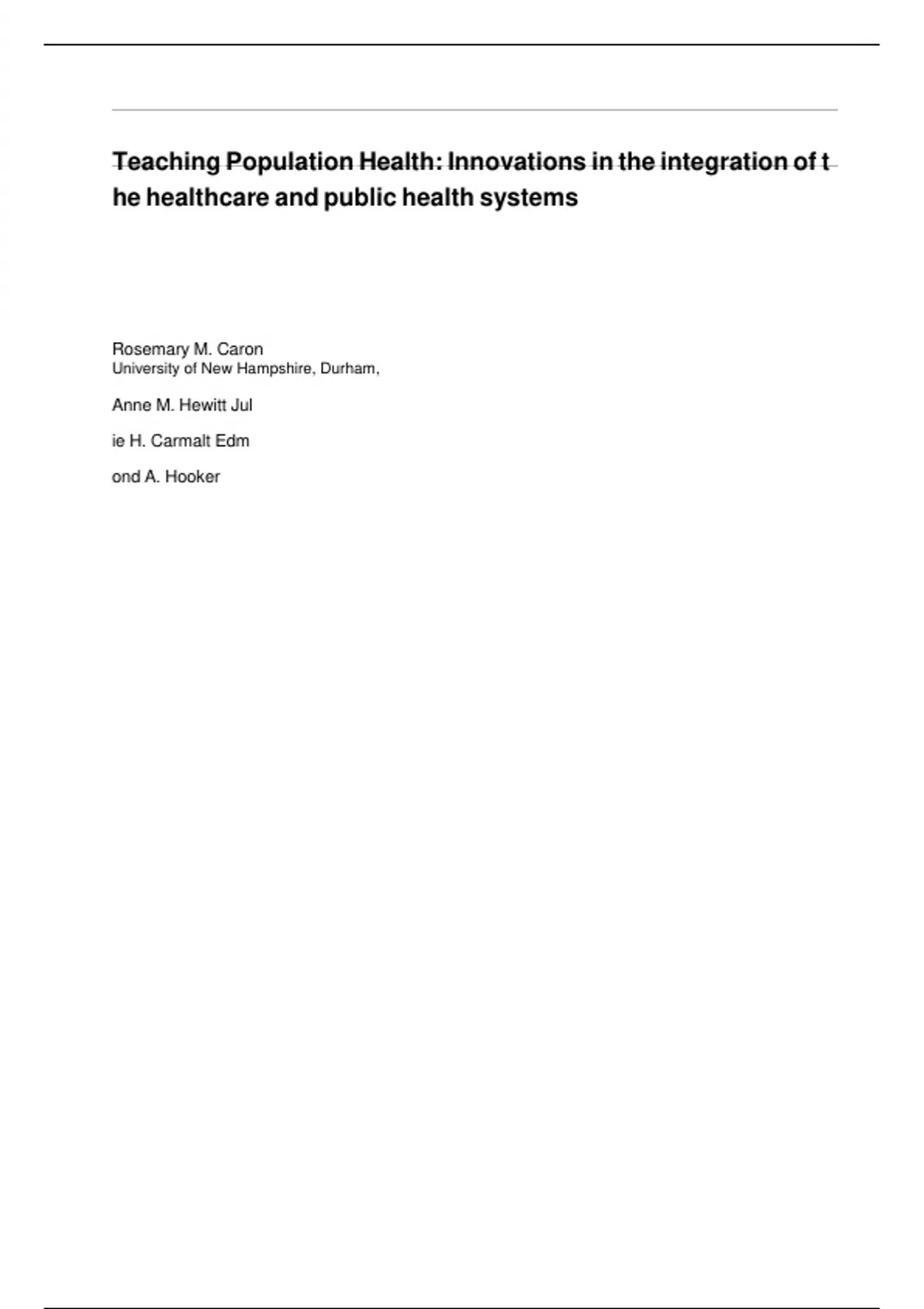 Population Health Creating a Culture of Wellness 3rd Edition Nash Test ...