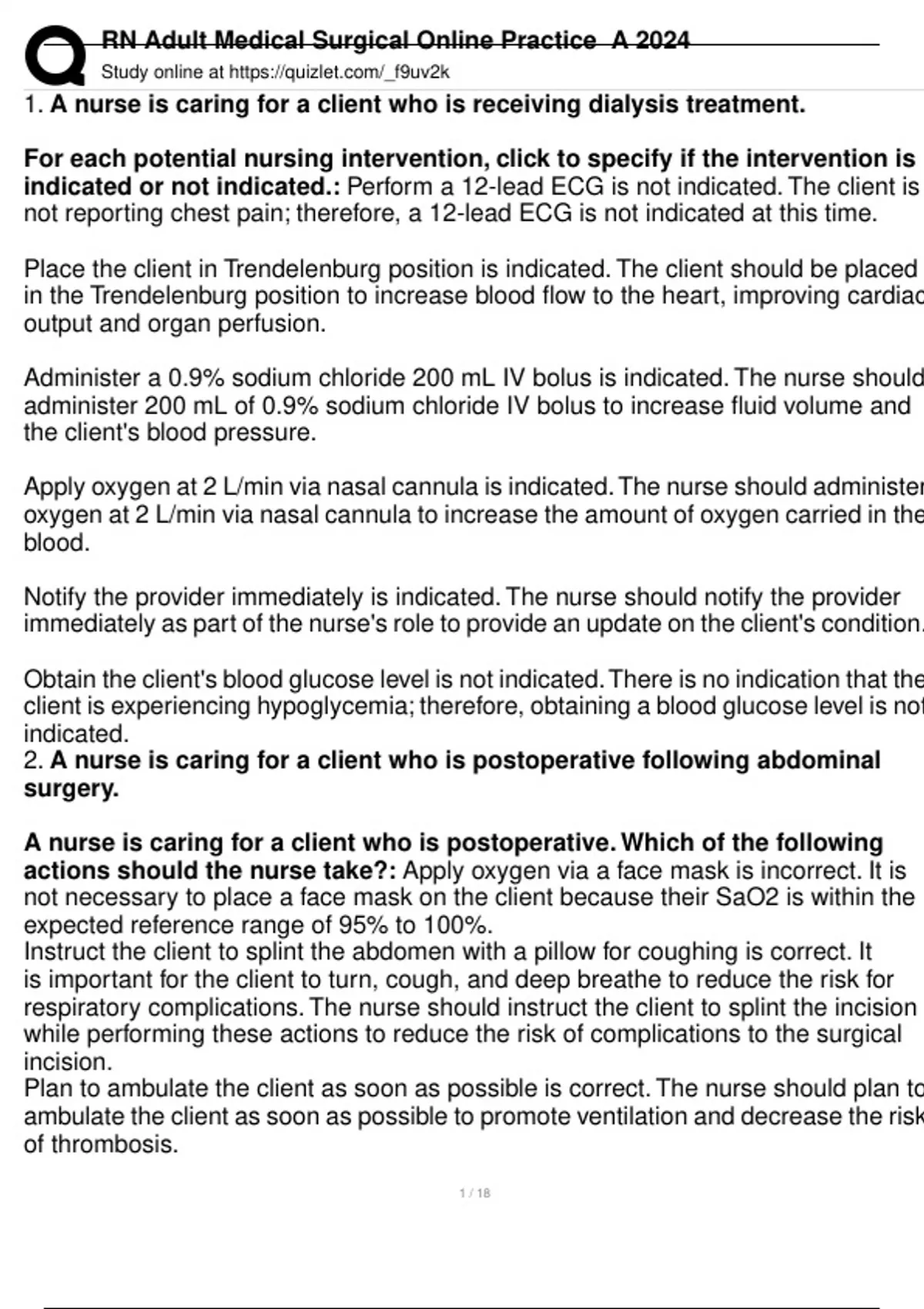 Adult Medical Surgical ATI Proctored Exam Adult medical surgical Dosage ...