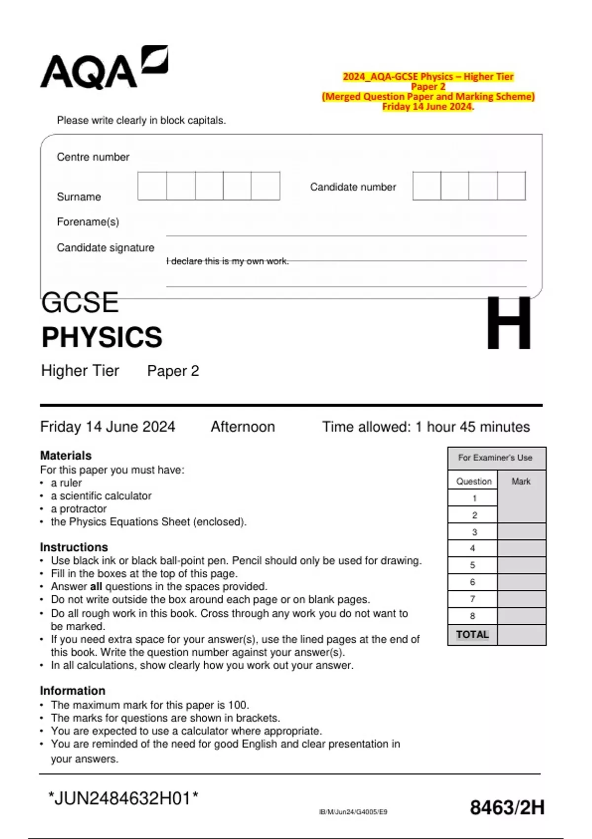 2024_AQA-GCSE Physics – Higher Tier Paper 2 (Merged Question Paper and ...