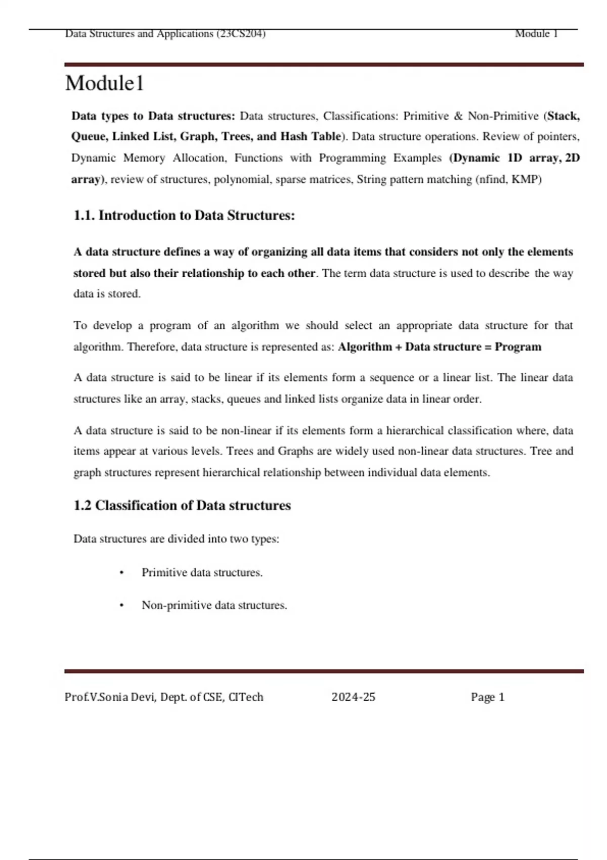 Basics Of Data Structures And Linked Lists With Basic Conepts Of Operating System Cs204 Dsa 0473