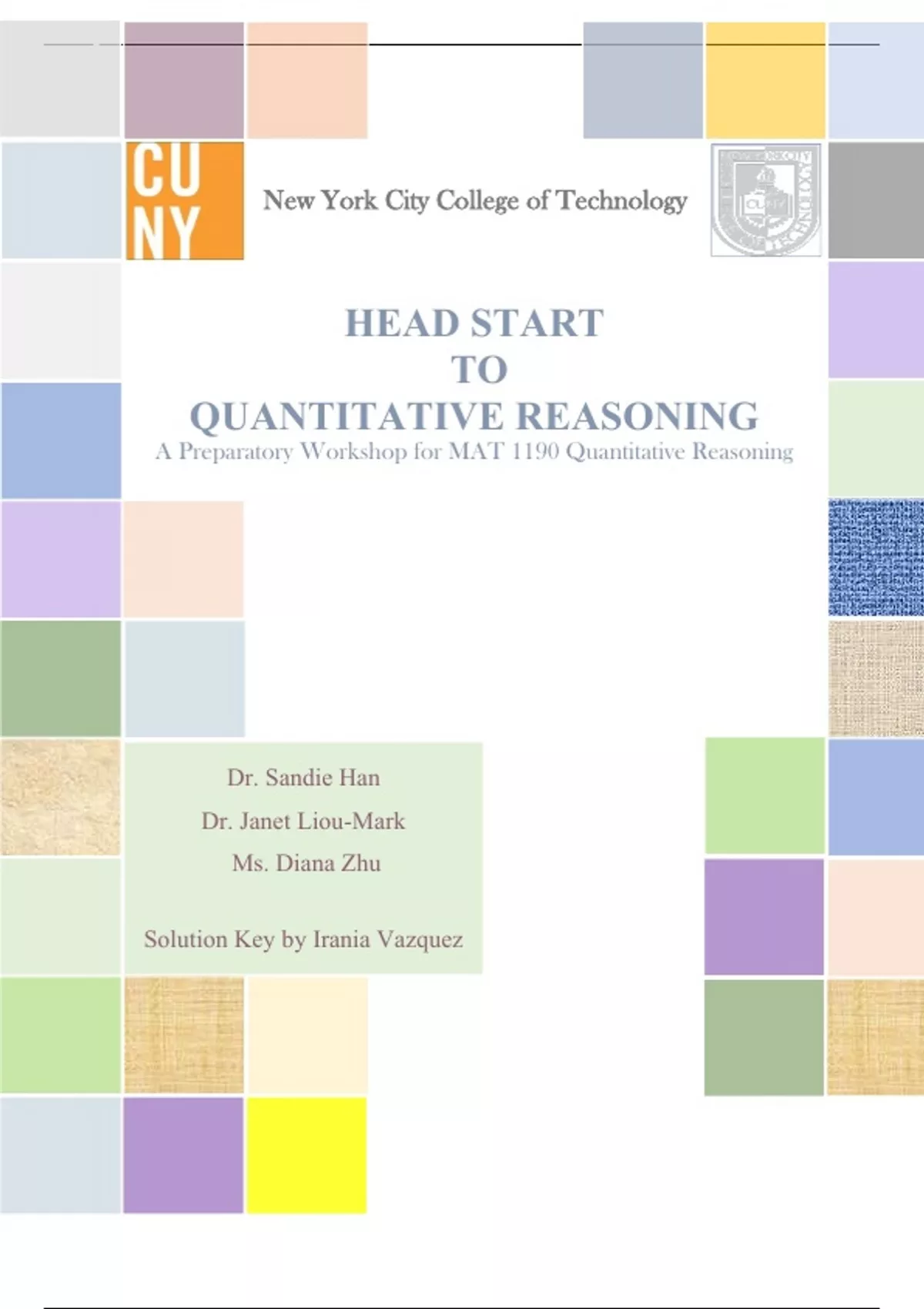 Quantitative reasoning Full course Book 100% guaranteed Pass - Math 120 ...