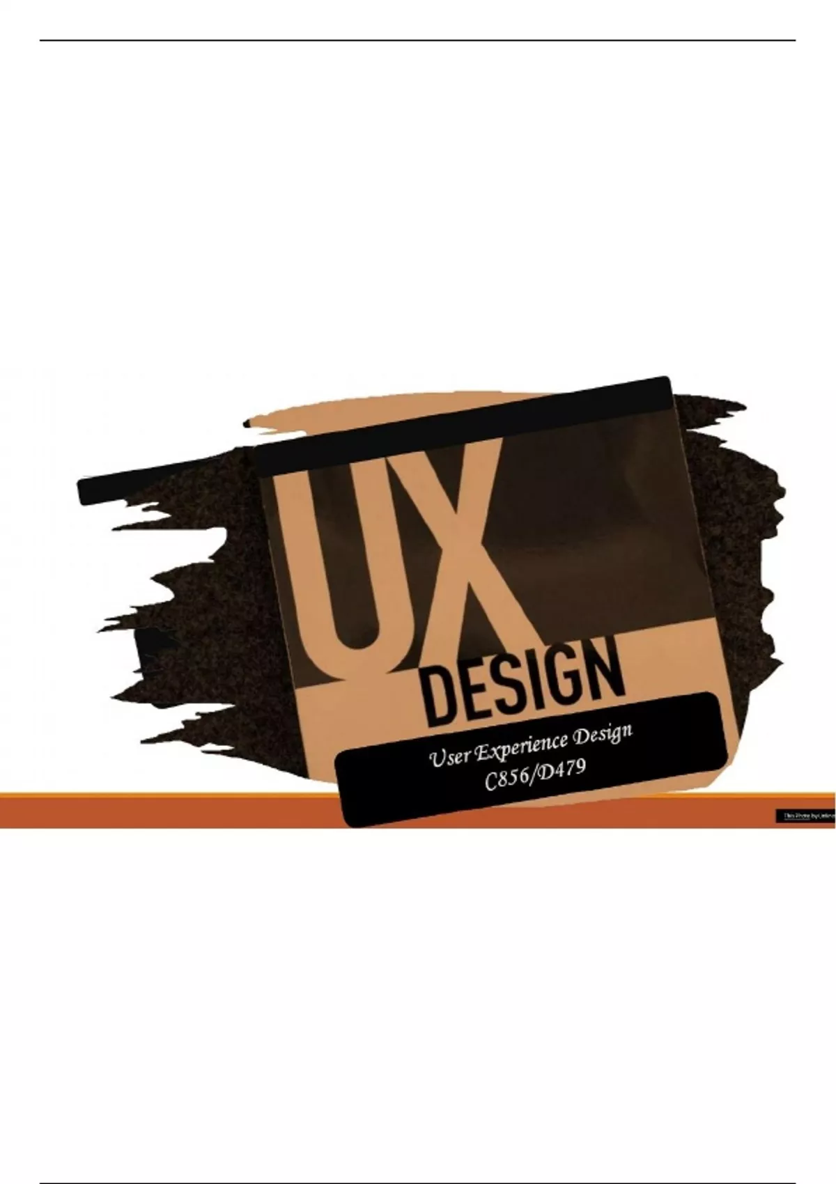 WGU D479 Usability Experience Design Task 2 ~Template|Latest Update ...