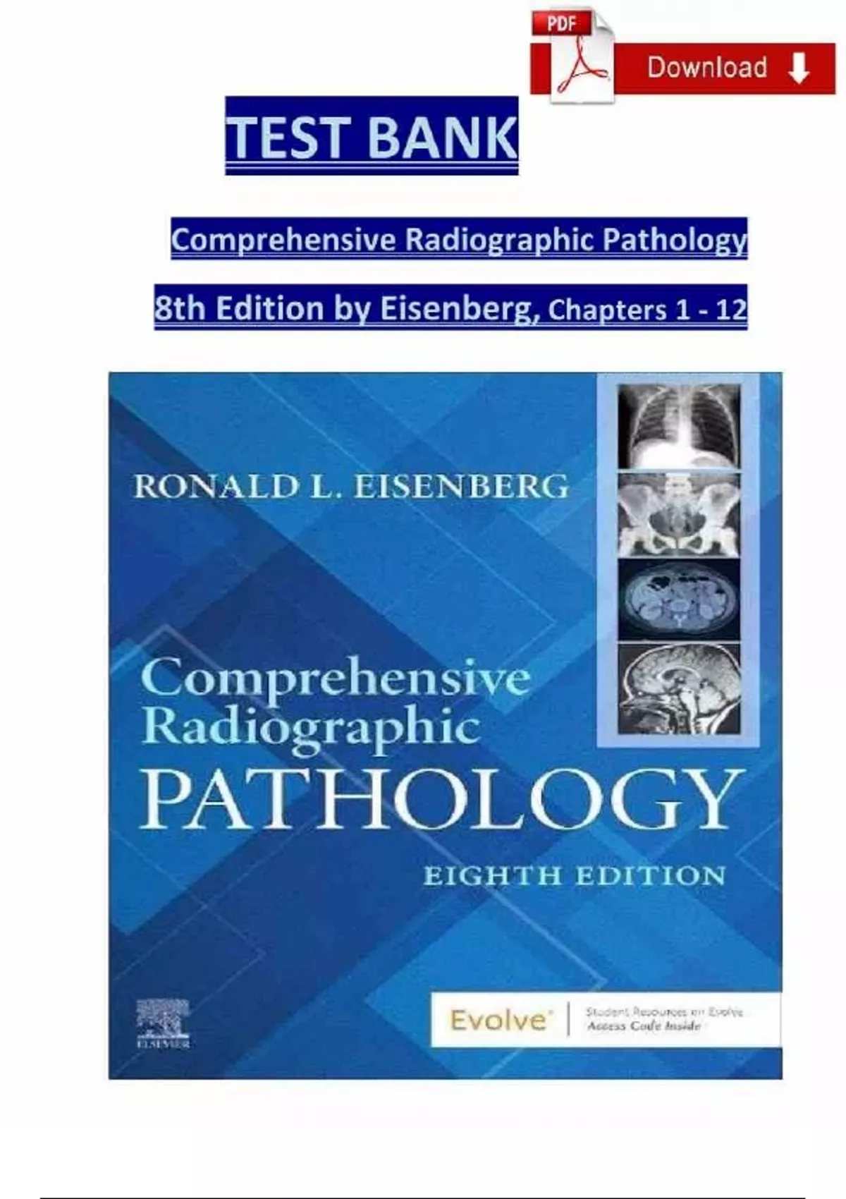 Test Bank For Comprehensive Radiographic Pathology, 8th Edition by ...