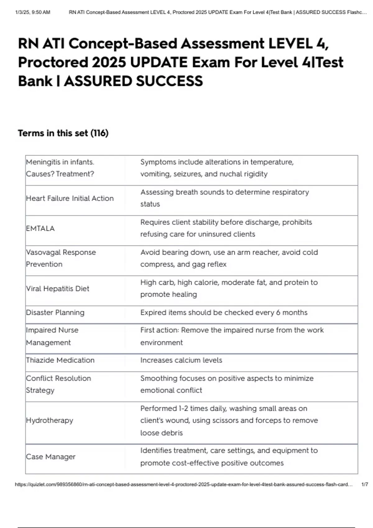 RN ATI Concept-Based Assessment LEVEL 4, Proctored 2025 UPDATE Exam For ...