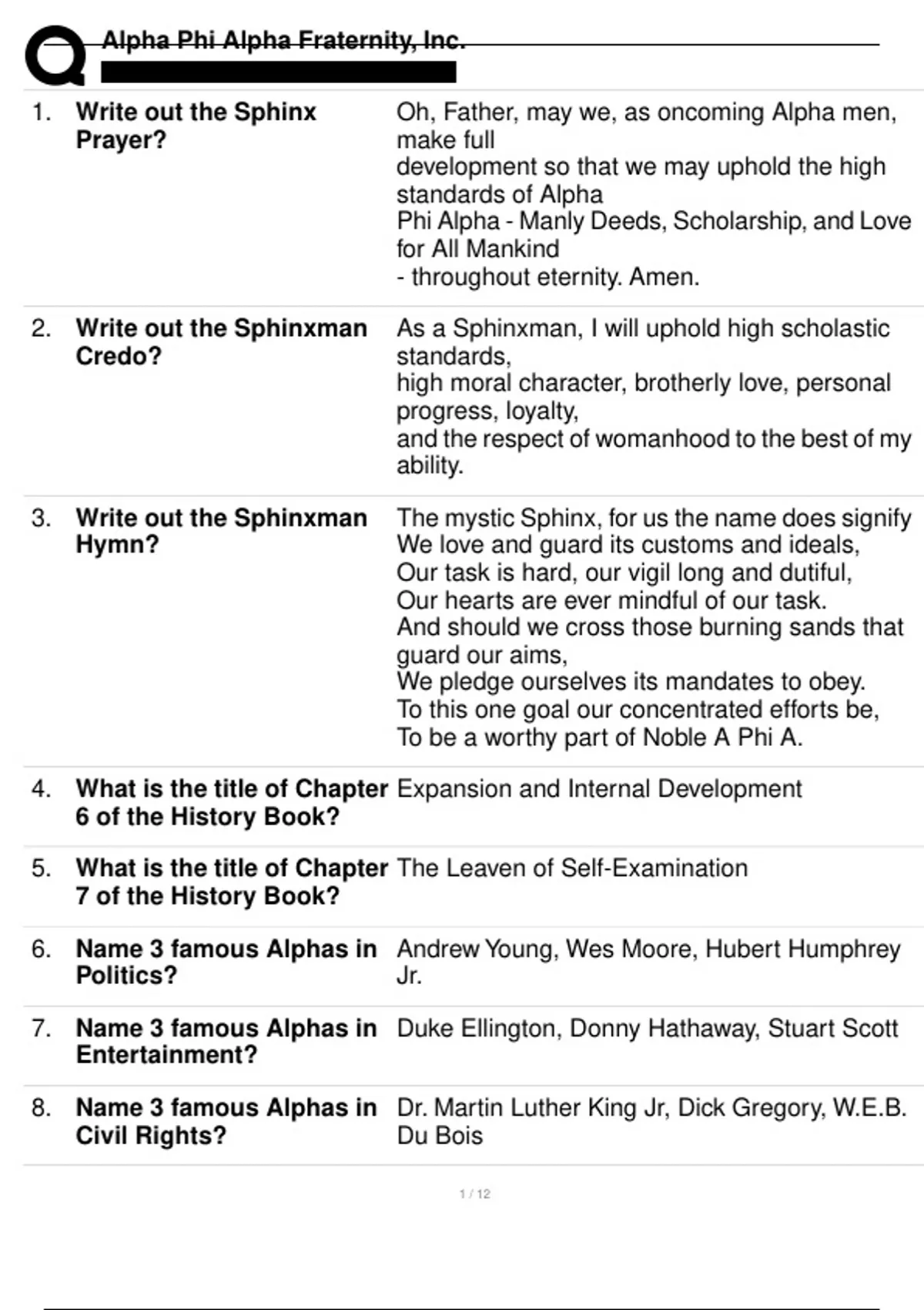 Alpha Phi Alpha Fraternity, Inc (2025) |COMPLETE GUIDE WITH QUESTIONS ...