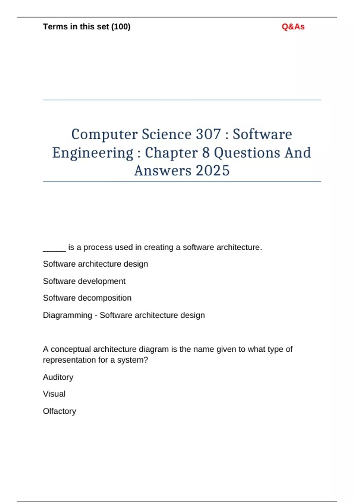 Computer Engineering Questions And Answers 2025 - Stuvia US
