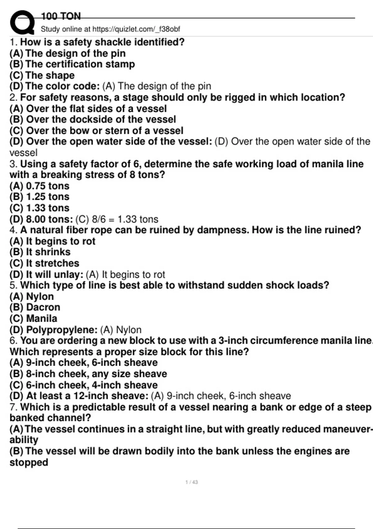 USCG NMC Exam Criteria 100 Ton Near Coastal Master 2025 - USCG NMC ...