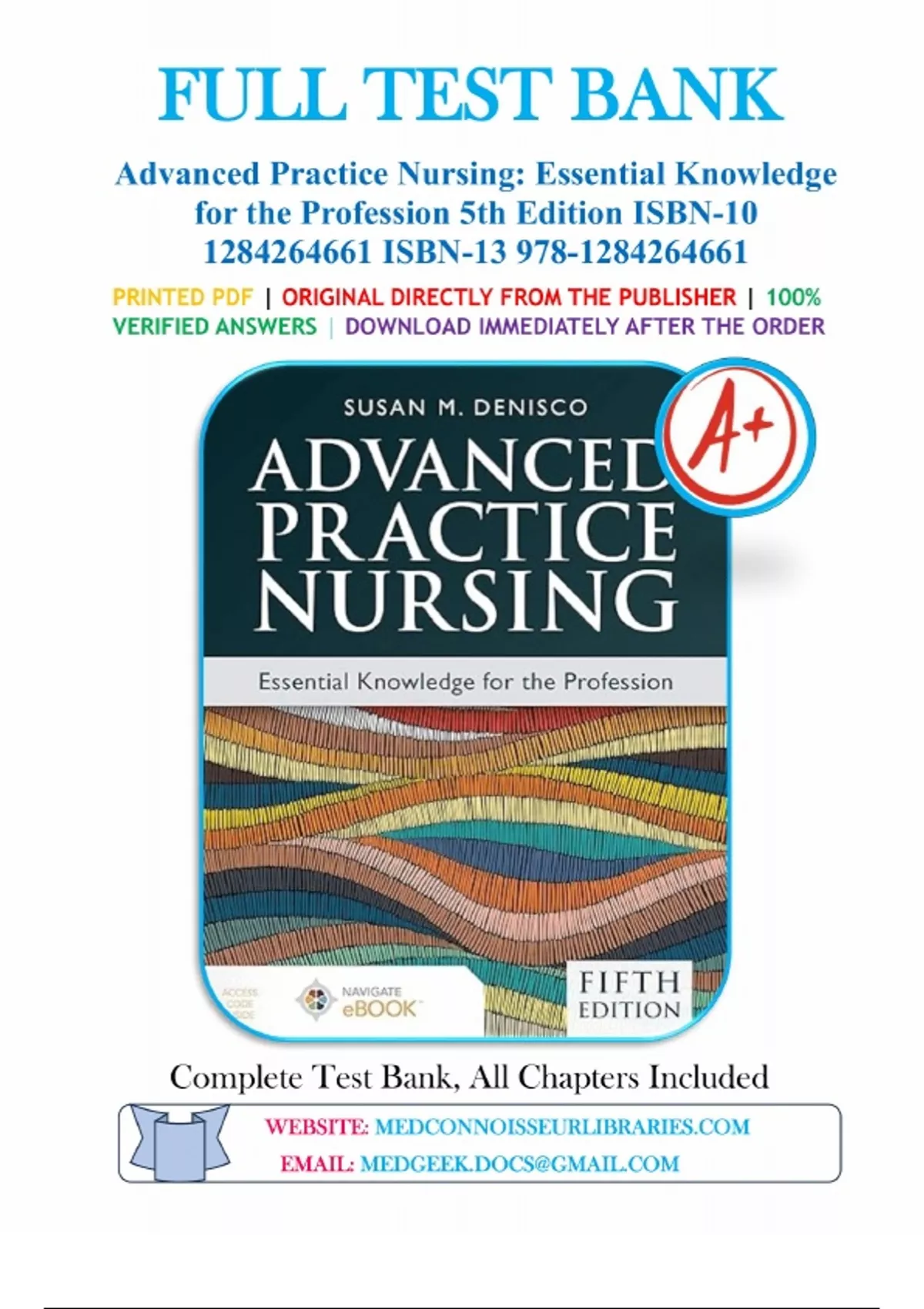 Test Bank for Advanced Practice Nursing: Essential Knowledge for the ...