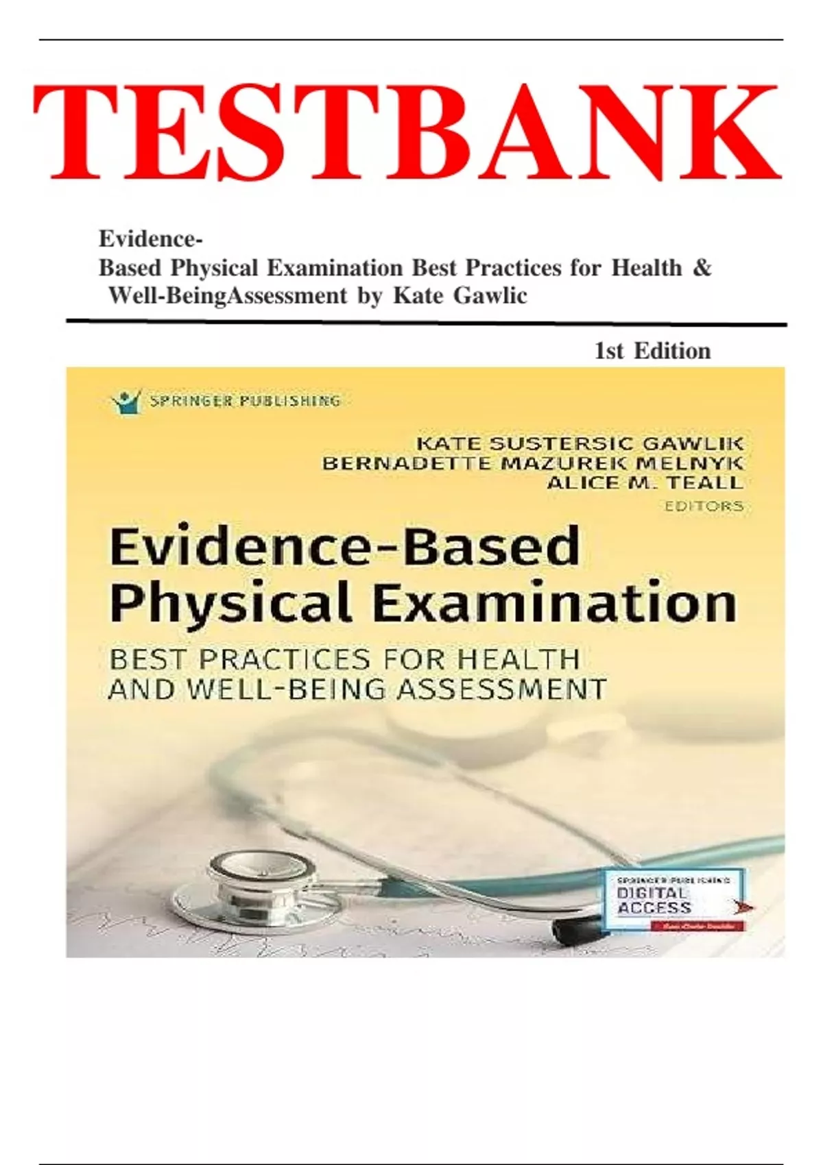 Evidence-Based Physical Examination Best Practices for Health & Well ...