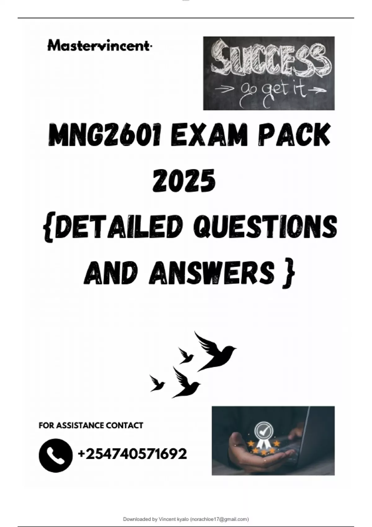 MNG2601 EXAM PACK 2025 {DETAILED QUESTIONS AND ANSWERS } - General ...