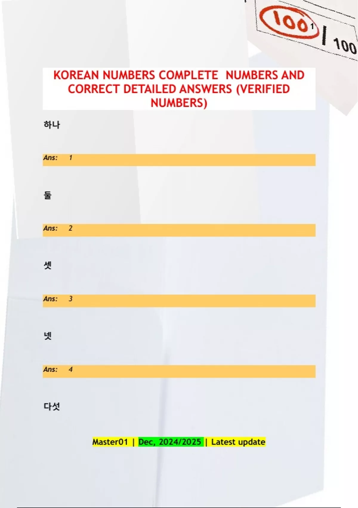 KOREAN NUMBERS | NUMBERS (GERMAN) | NUMBERS IN ENGLISH | Portuguese ...