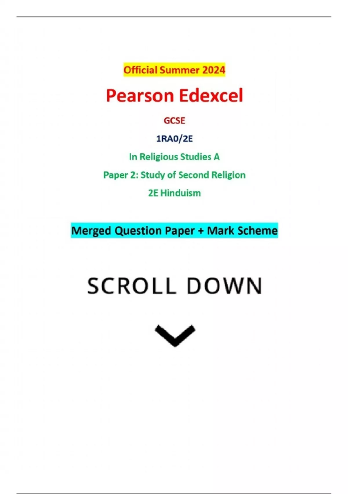 2024 AQA GCSE GERMAN 8668/WF Paper 4 Writing Foundation Question Paper ...