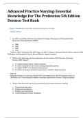 Test Bank for Advanced Practice Nursing: Essential Knowledge for the ...