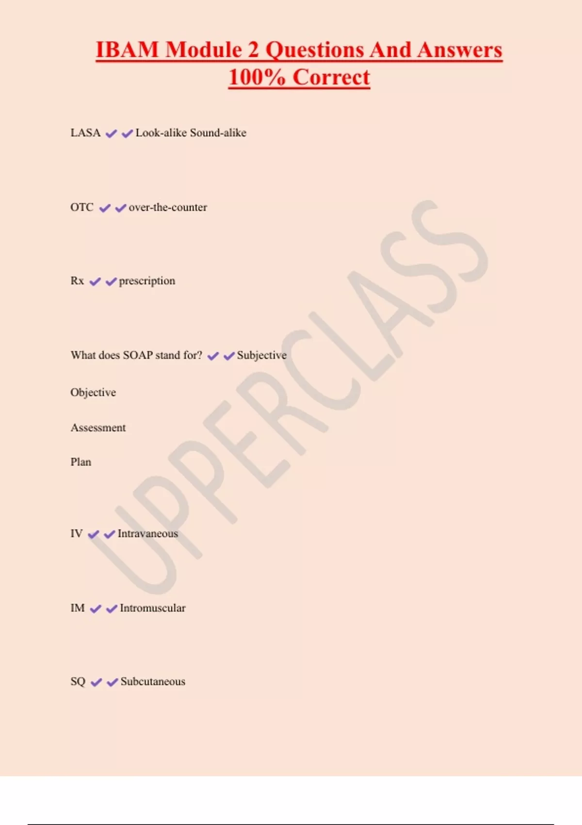 IBAM Module 2 Questions And Answers 100% Correct - IBAM - Stuvia US