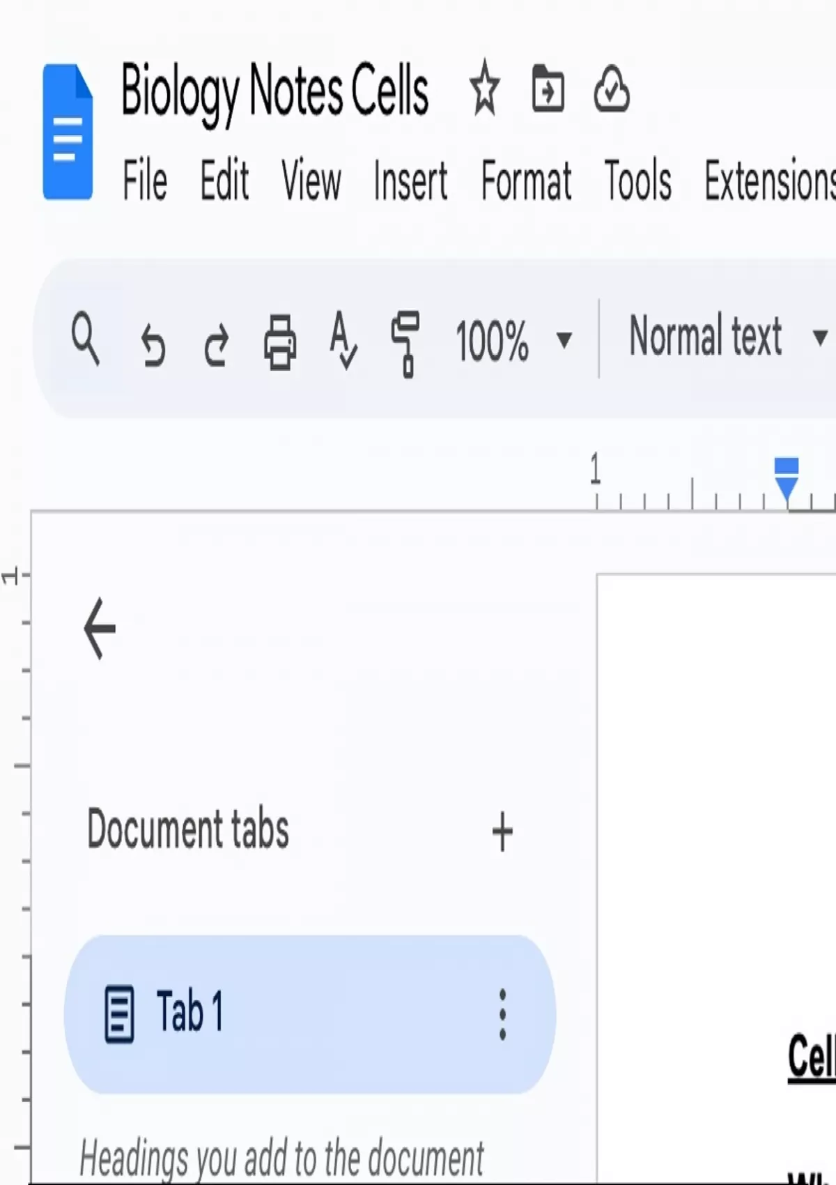 Summary Overview of Cells - Biology - Stuvia US