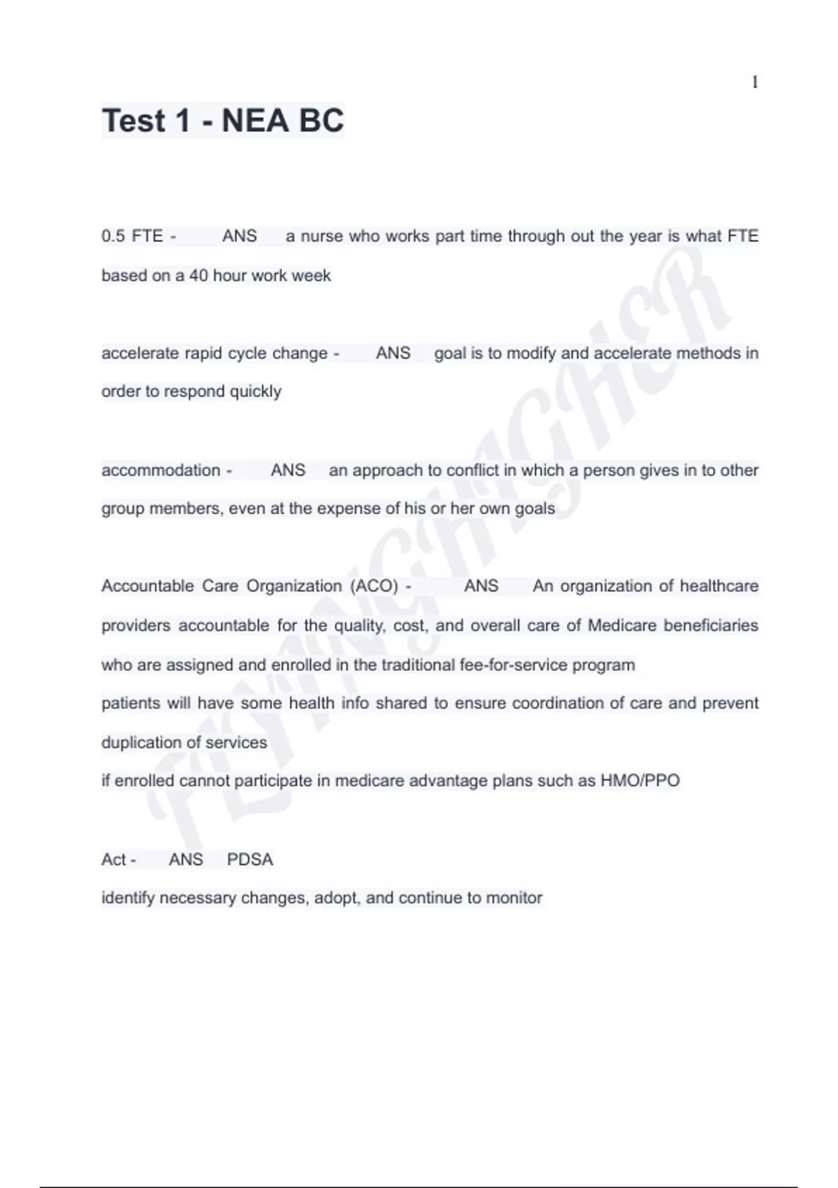 Test 1 - NEA BC QUESTIONS & ANSWERS 2025 ( A+ GRADED 100% VERIFIED ...