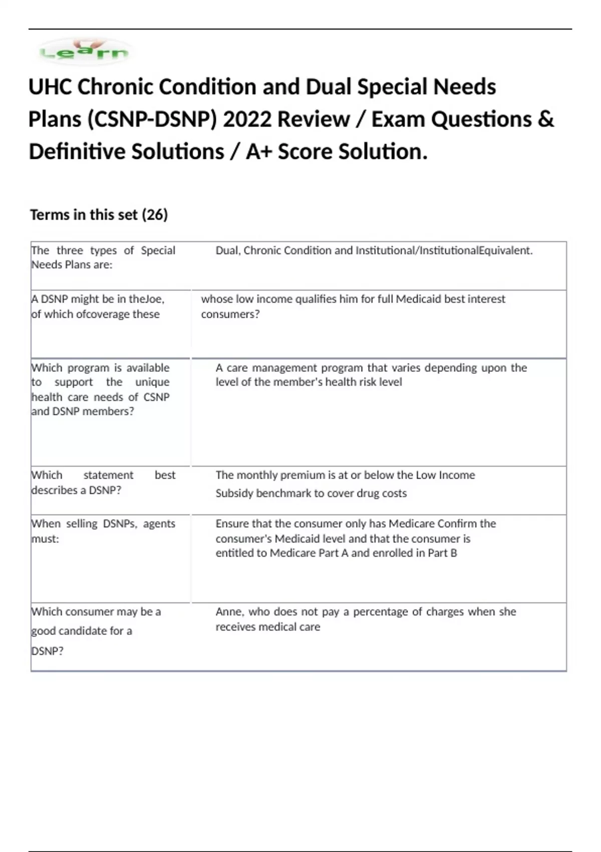 UHC Chronic Condition and Dual Special Needs Plans (CSNP-DSNP) 2022 ...