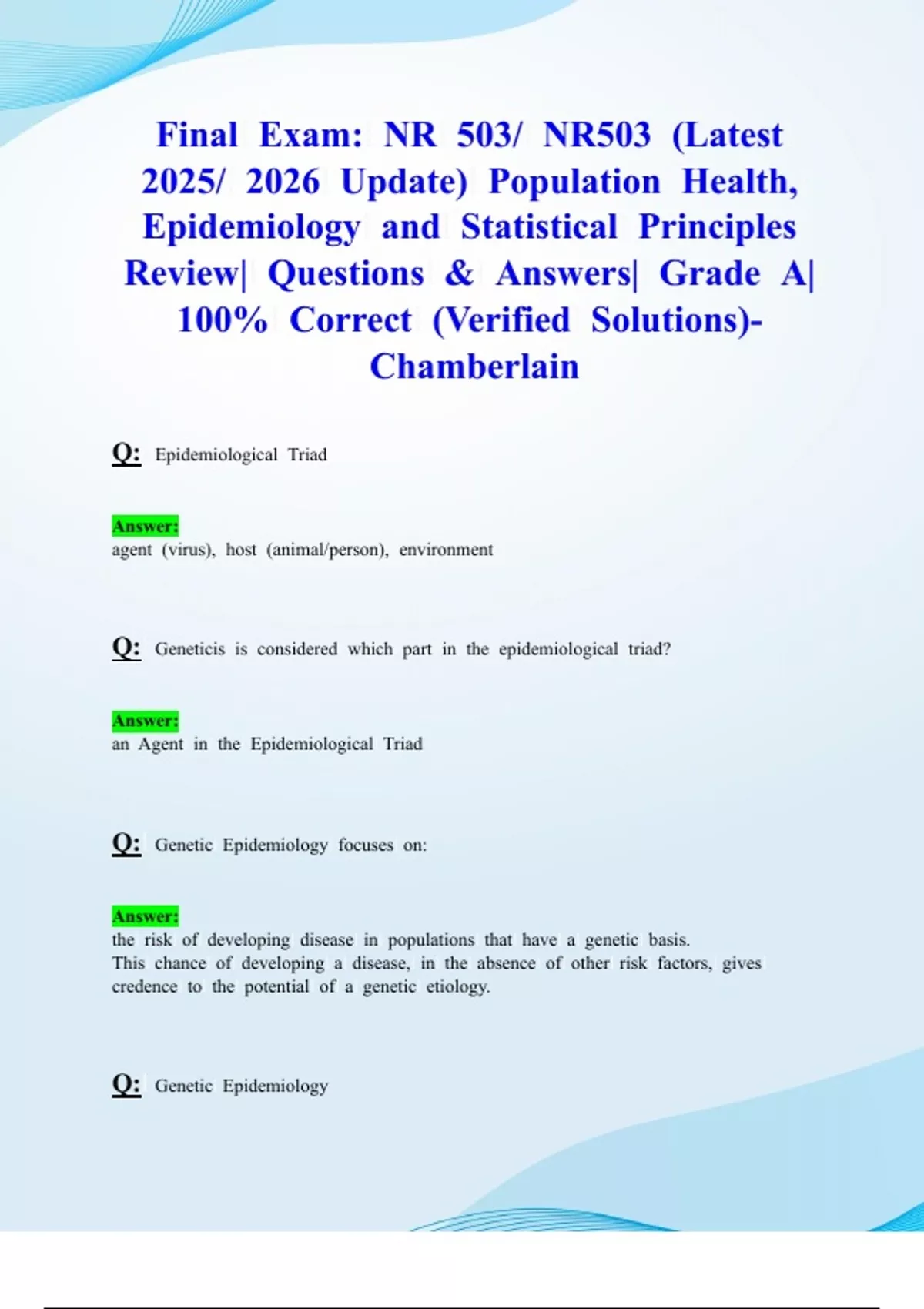 Midterm & Final Exams: NR 503/ NR503 (2026/ 2027 Updates STUDY BUNDLE ...